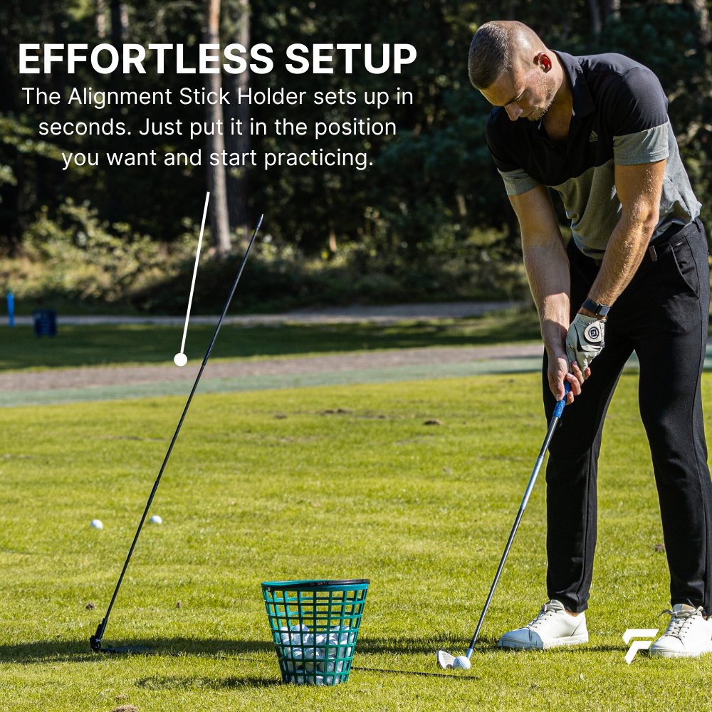 Golf Alignment Stick Holder | Fix Your Slice – FinalPutt