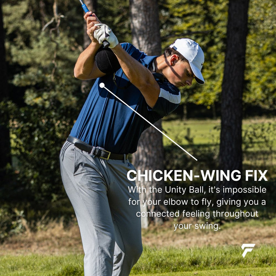Unity Ball Golf Swing Aid | Chicken Wing Fix Trainer – FinalPutt